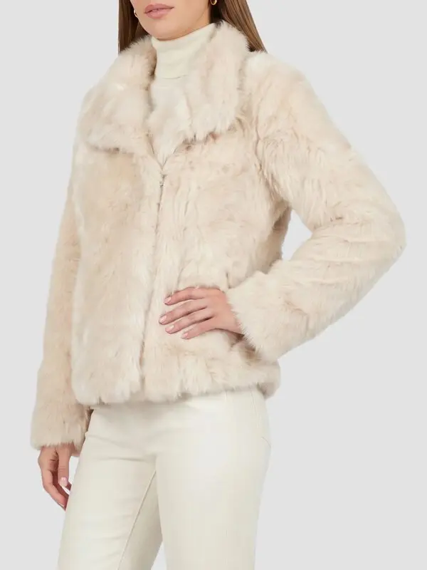 Gorski Toscana Shearling Lamb Reversible Jacket - Ivory