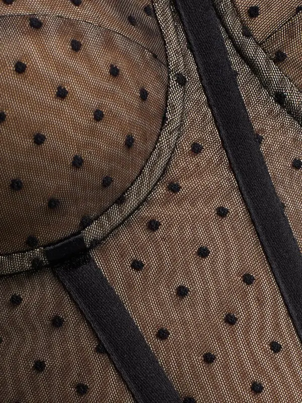 Zimmermann Dot Semi-sheer Bodysuit