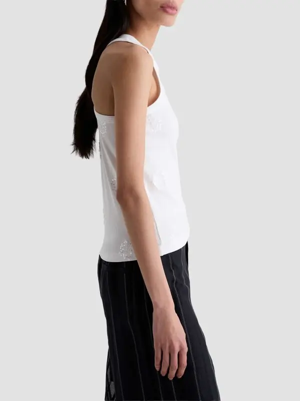 Ag Michelle Rib-knit Tank