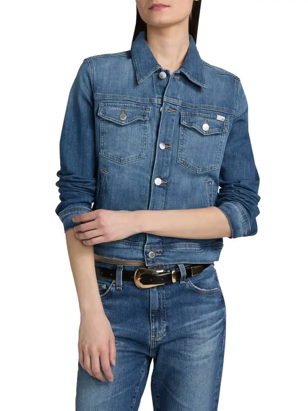Ag Robyn Denim Crop Jacket