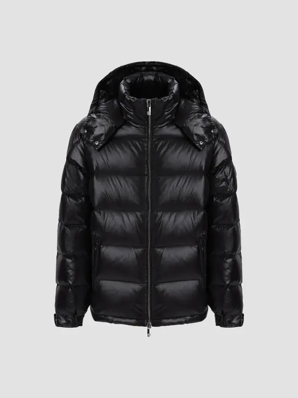 Gorski Quilted Down Parka - Black