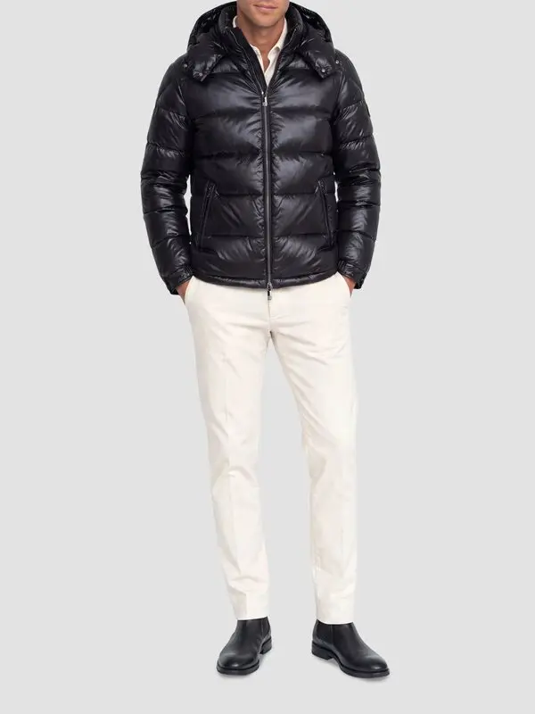 Gorski Quilted Down Parka - Black