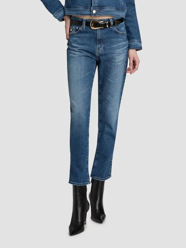 Ag Mari Slim Straight-leg Crop Jeans