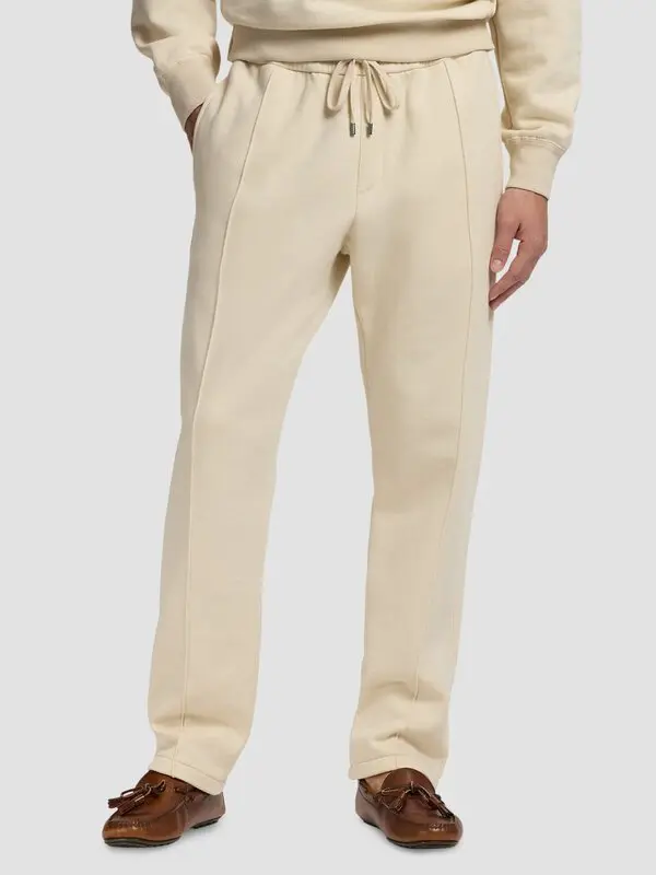 Ralph Lauren Purple Label Silk-blend Drawstring Joggers