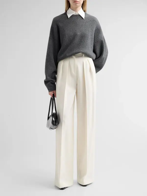 Michael Kors High-waist Pleated Slouch Trousers
