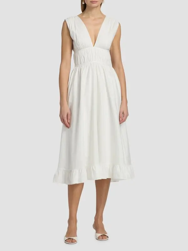 Peixoto Ava Cotton Midi-dress