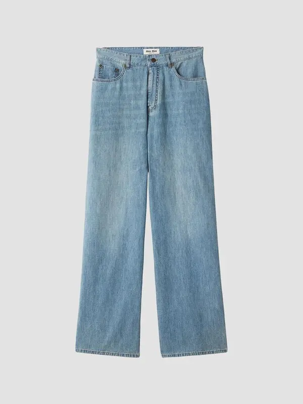 Miu Miu Chambray Pants