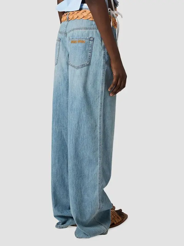 Miu Miu Chambray Pants