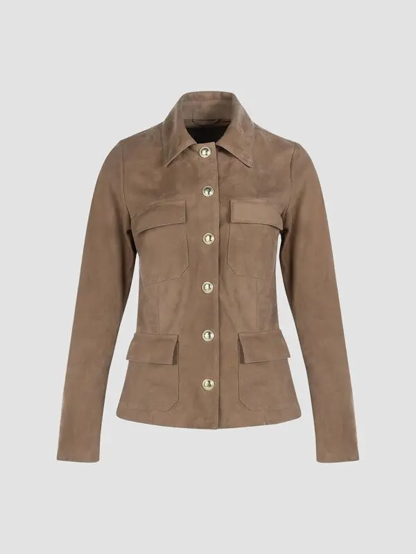 Gorski Select Metis Suede Jacket - Camel