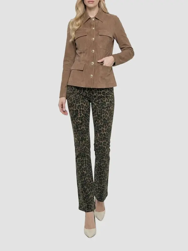 Gorski Select Metis Suede Jacket - Camel