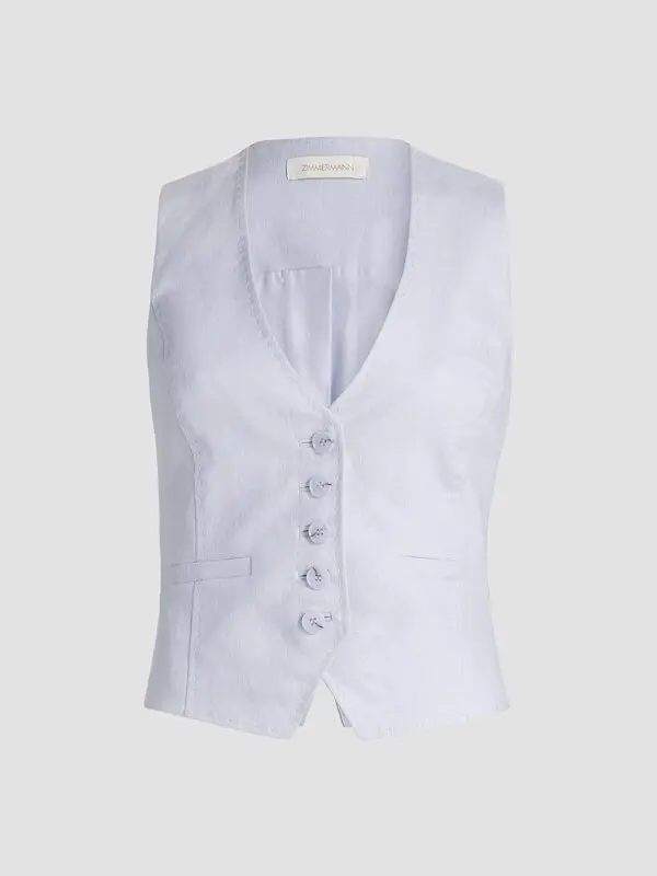 Zimmermann Luna Linen Vest