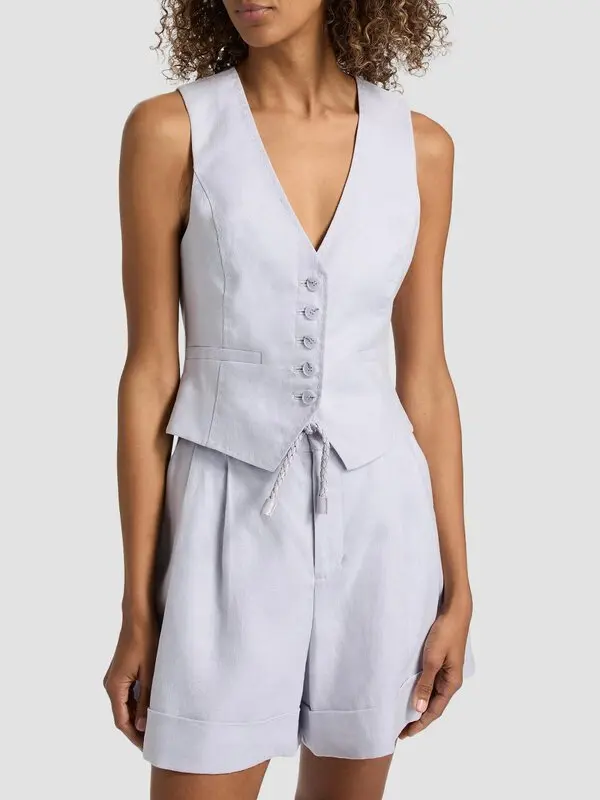 Zimmermann Luna Linen Vest