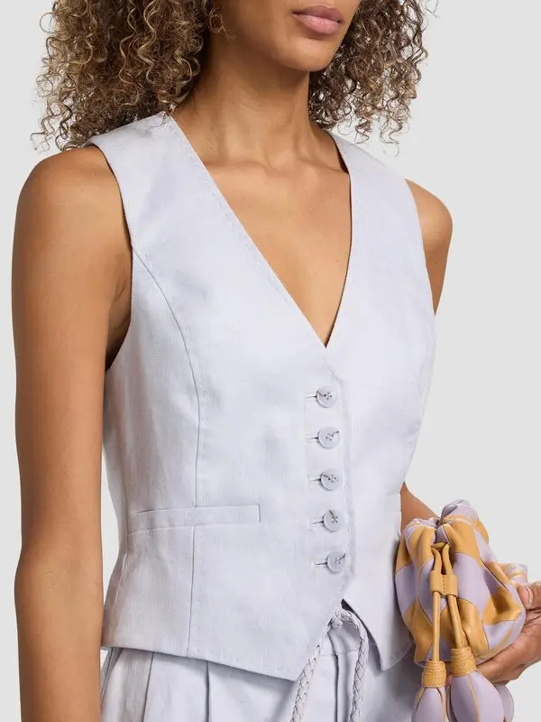 Zimmermann Luna Linen Vest