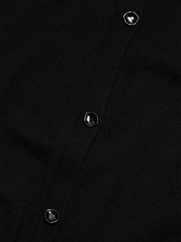 JASON WU Beaded Merino Wool Cardigan