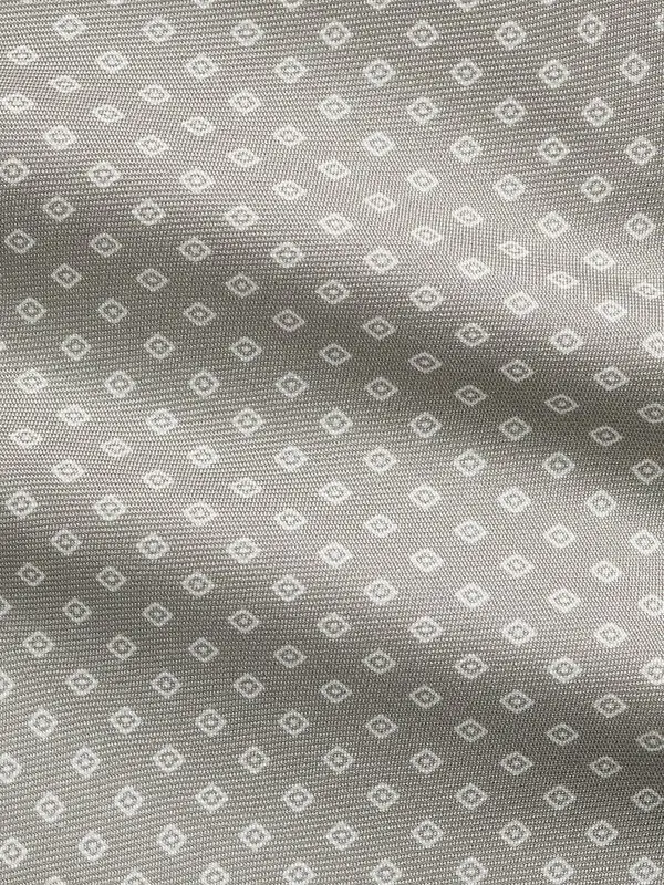 Ralph Lauren Purple Label Diamond Silk Tie - Gray