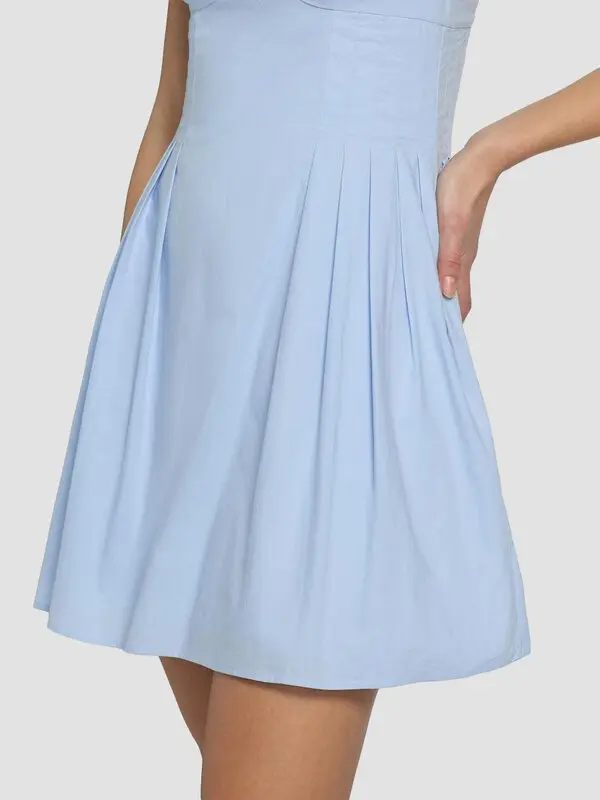 Peixoto Eden Cotton Pleated Minidress