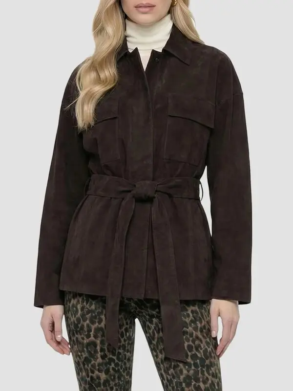 Gorski Select Metis Suede Jacket, Belt