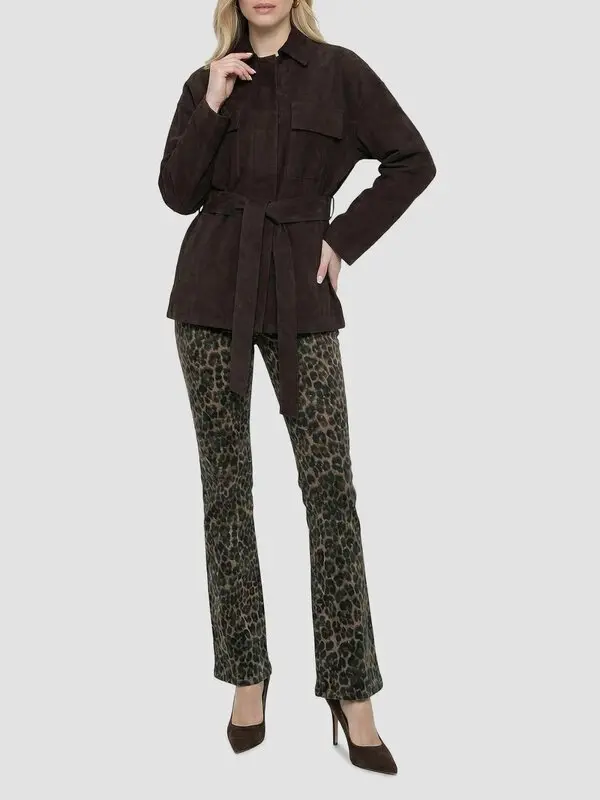 Gorski Select Metis Suede Jacket, Belt