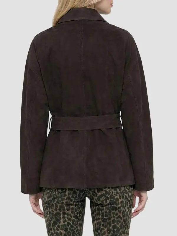 Gorski Select Metis Suede Jacket, Belt