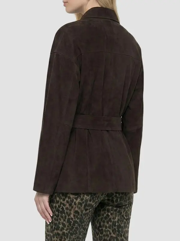 Gorski Select Metis Suede Jacket, Belt