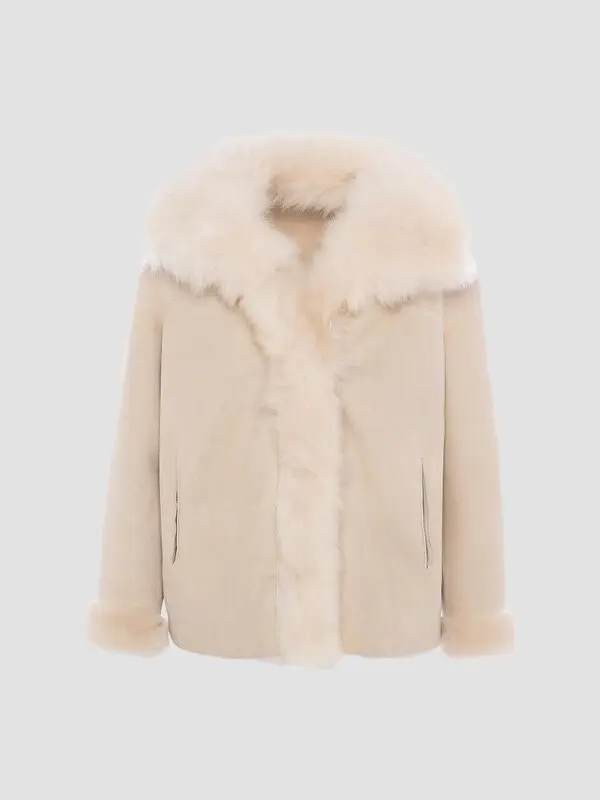 Gorski Merino Toscana Lamb Jacket - Ivory