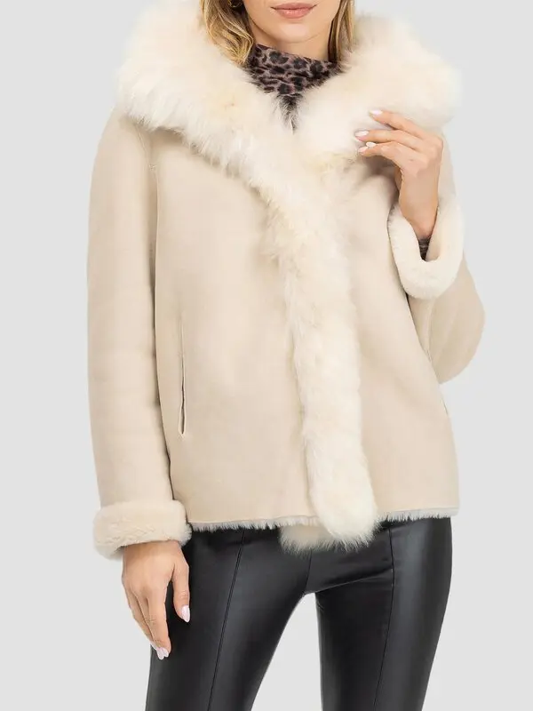 Gorski Merino Toscana Lamb Jacket - Ivory