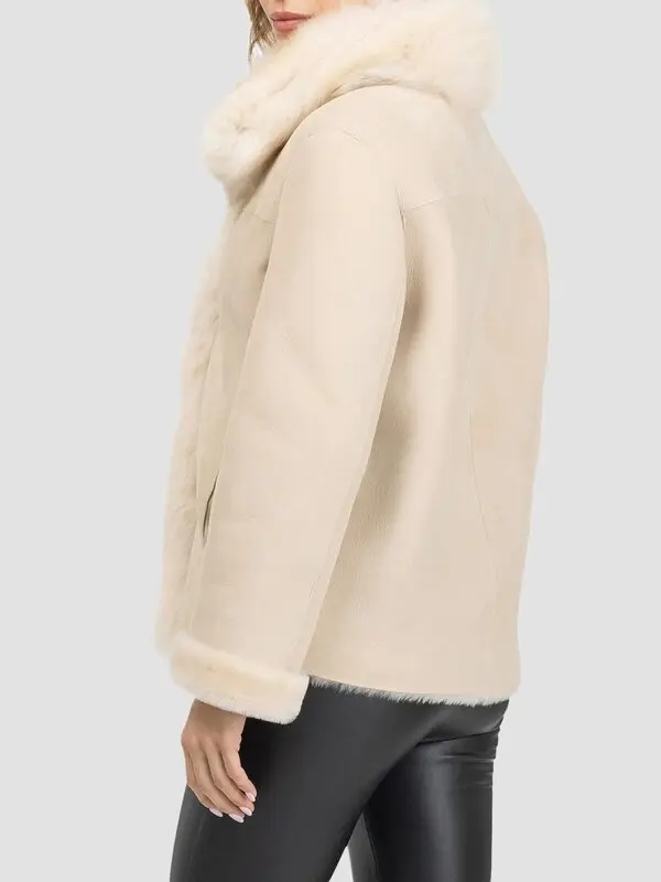 Gorski Merino Toscana Lamb Jacket - Ivory