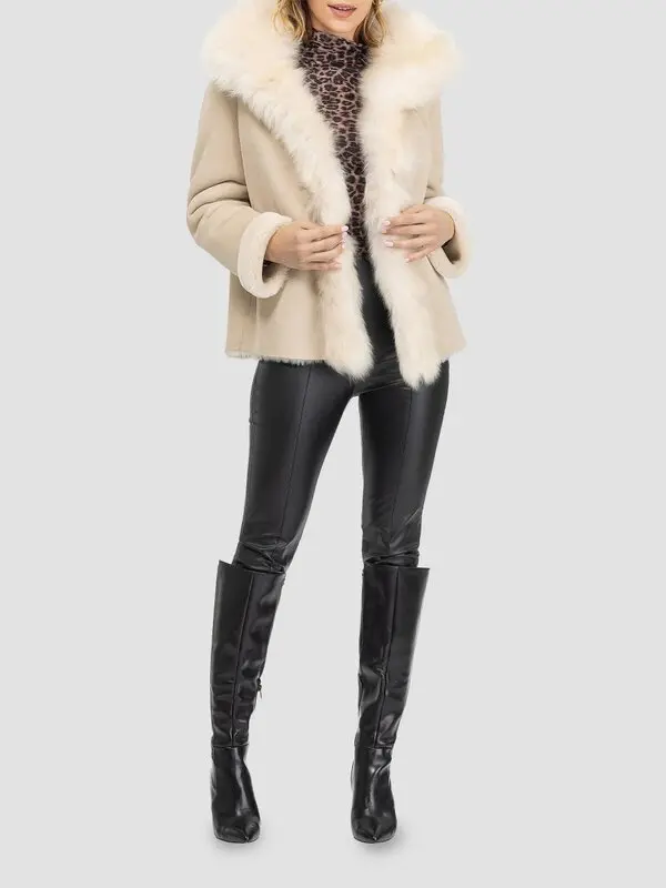 Gorski Merino Toscana Lamb Jacket - Ivory