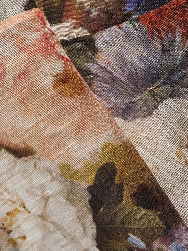 Zimmermann Alchemy Floral Linen-silk Minidress