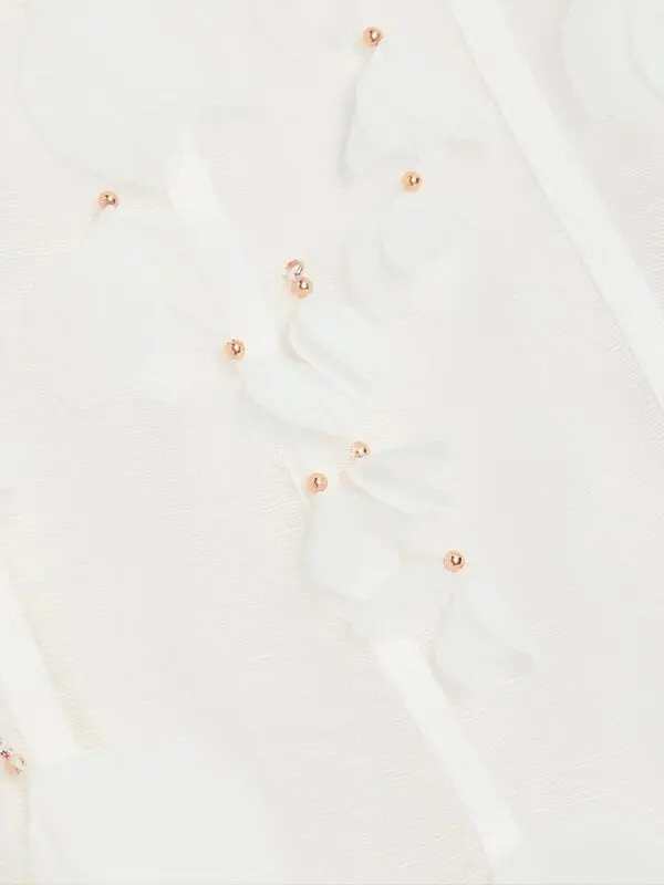 Zimmermann Dawning Petal Linen-silk Midi-dress