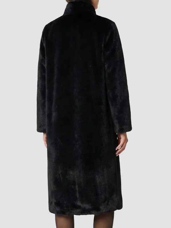 LYLA GRANT Mink Reversible Coat - Black