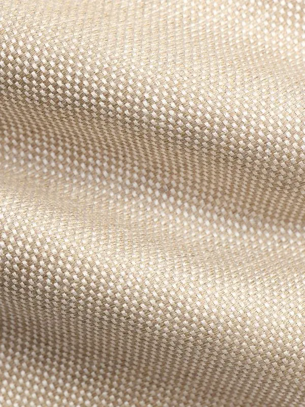 Ralph Lauren Purple Label Woven Silk-linen Tie - Champagne