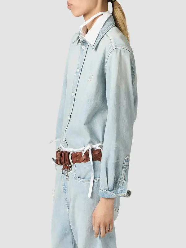 Miu Miu Washed Denim Shirt