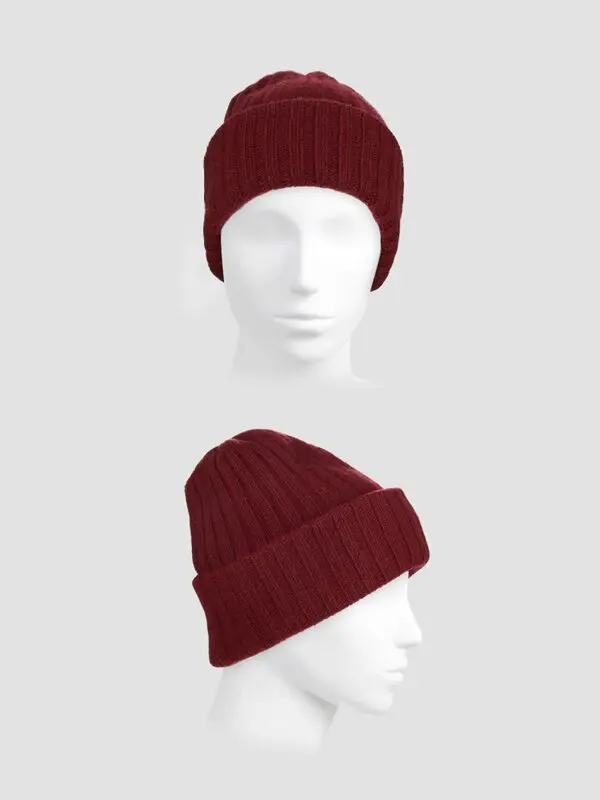 SAKS FIFTH AVENUE Rib-knit Cashmere Beanie