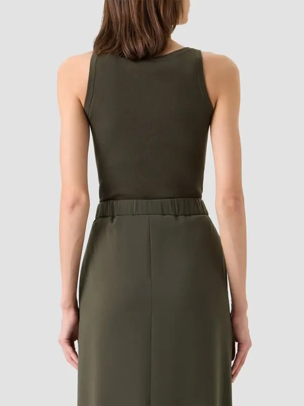 Akris Fitted Cotton Tank