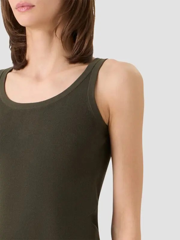 Akris Fitted Cotton Tank