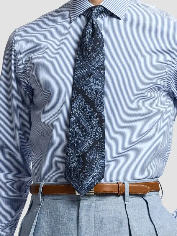 Ralph Lauren Purple Label Paisley Silk Neck Tie