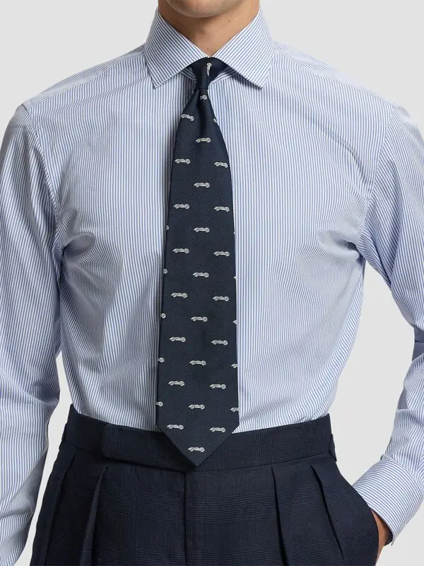 Ralph Lauren Purple Label Race Car Silk Tie
