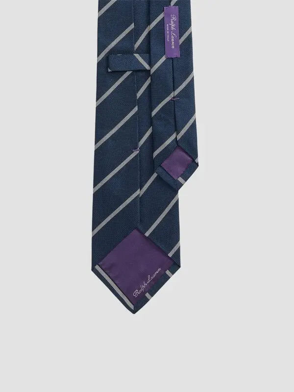 Ralph Lauren Purple Label Stripe Silk Tie