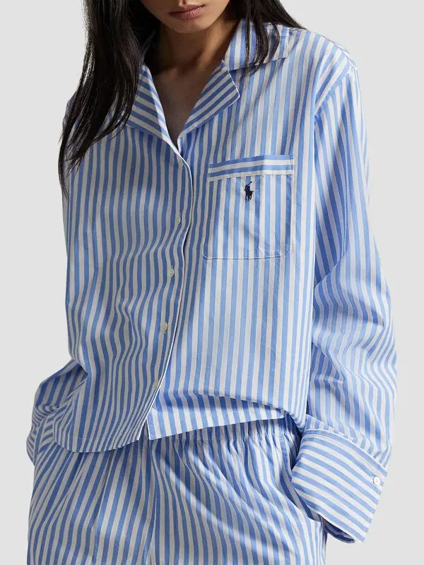 Polo Ralph Lauren Shirting Stripes Relaxed-fit Pajamas