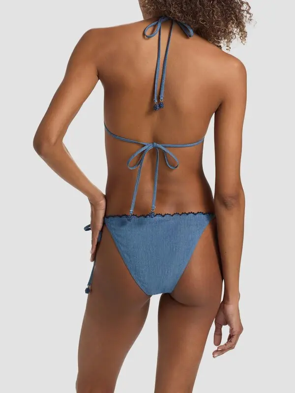 Zimmermann Aster Embroidered Bikini