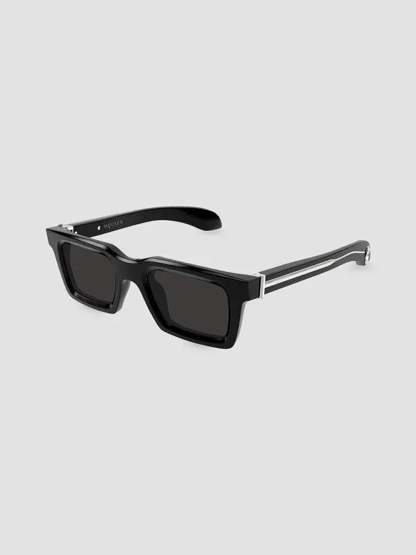 Alexander McQueen Skull Hardware 60mm Square Sunglasses