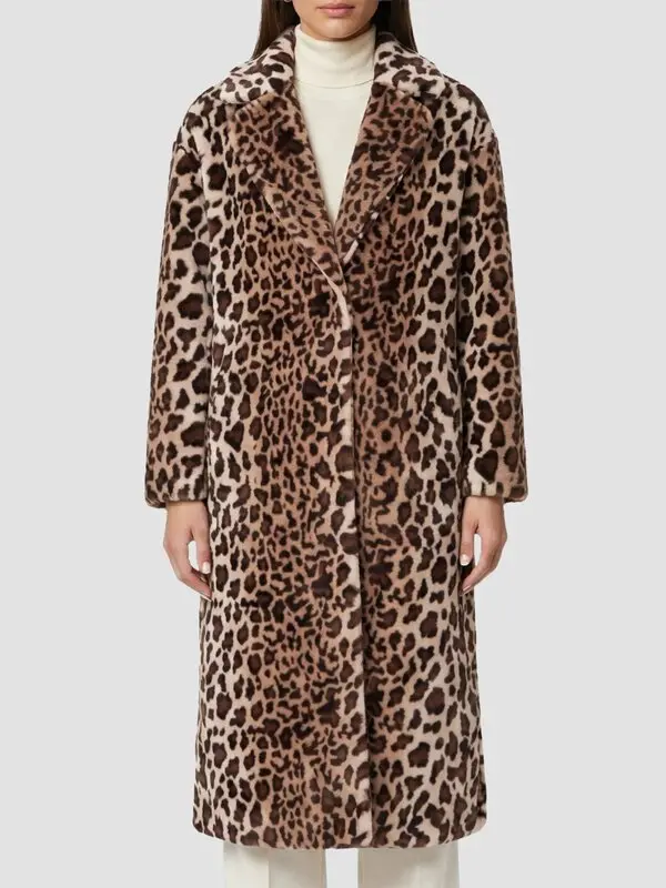 LYLA GRANT Faux Fur Sheared Mink Coat