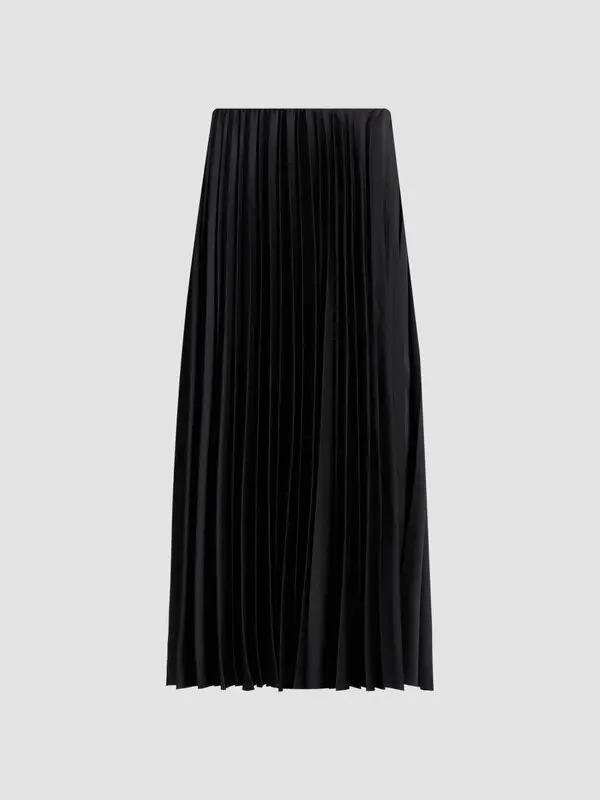 JASON WU Crepe Satin Pleated Midi-skirt
