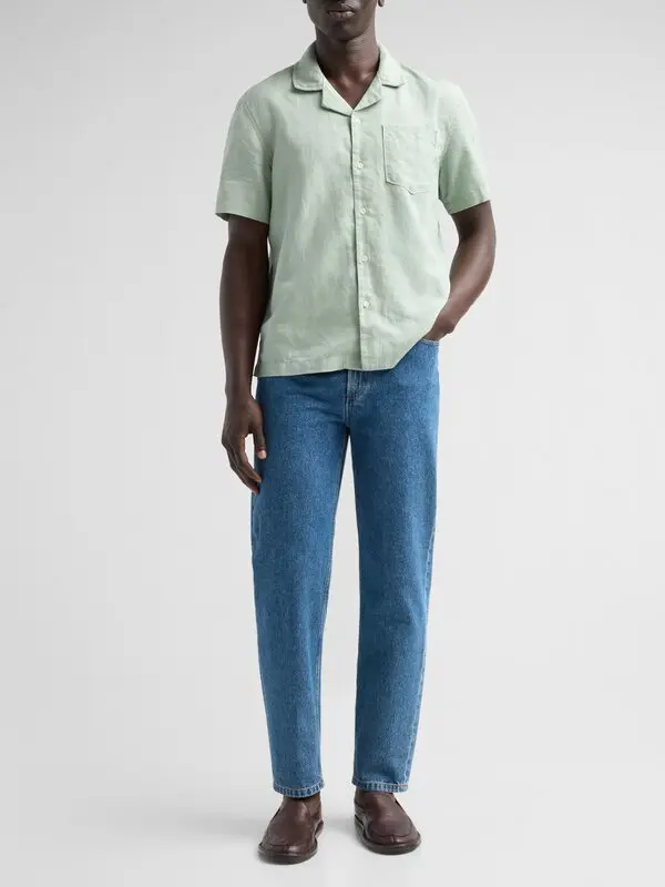 Ag Foster Linen-cotton Camp Shirt