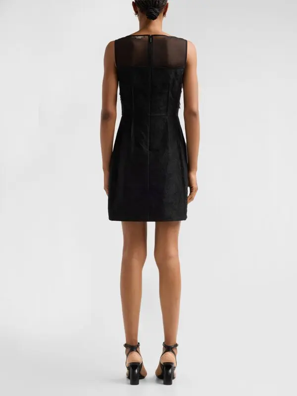 JASON WU Textured Fray Jacquard Mini Dress