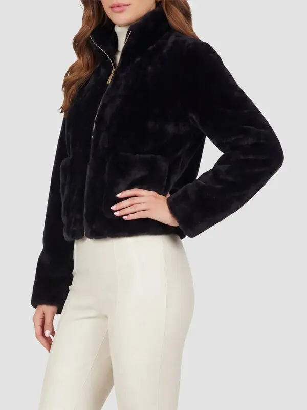 Gorski Merino Shearling Lamb Coat - Black