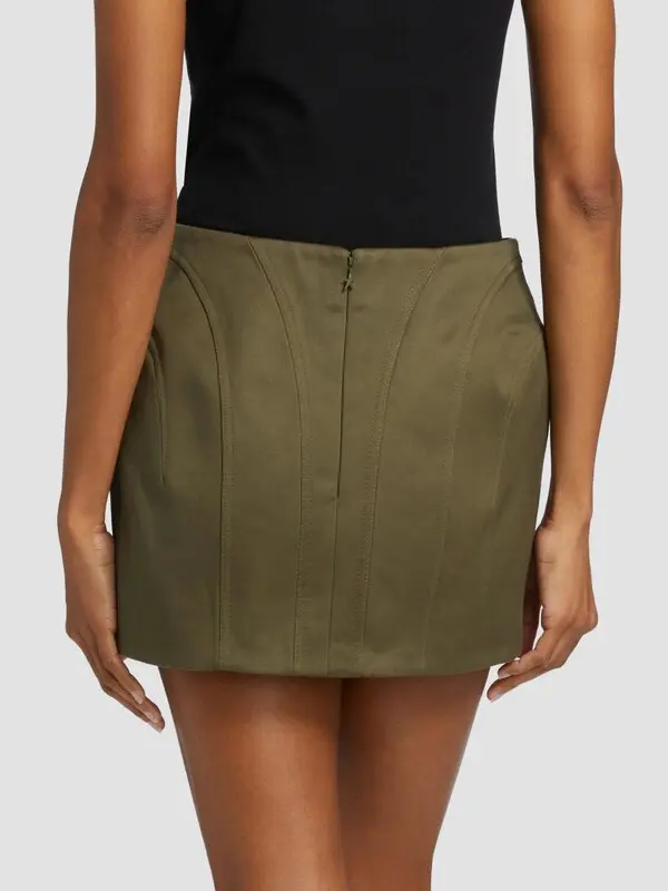 MUGLER Jupe Structured Miniskirt