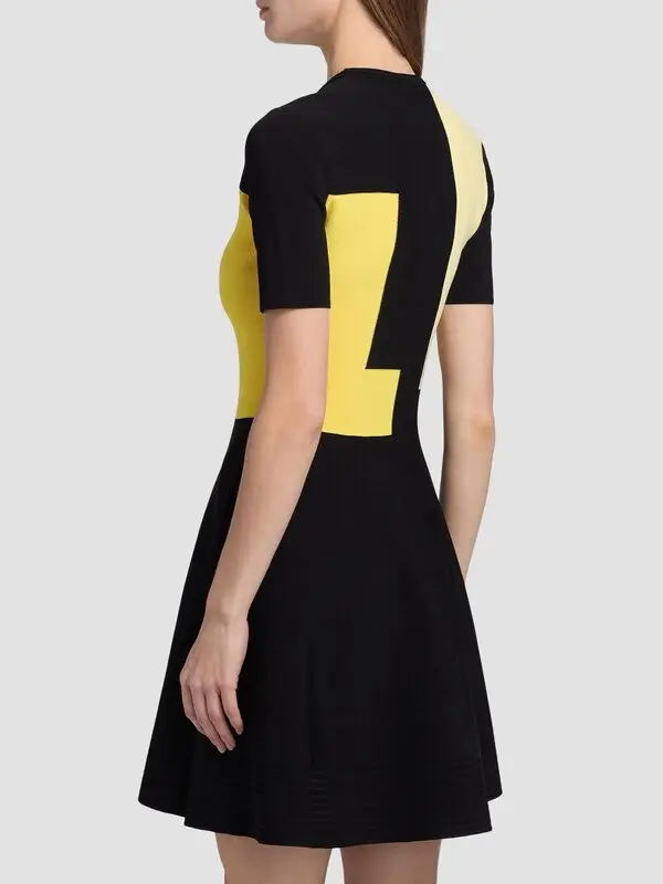 JASON WU Colorblock Knit Minidress