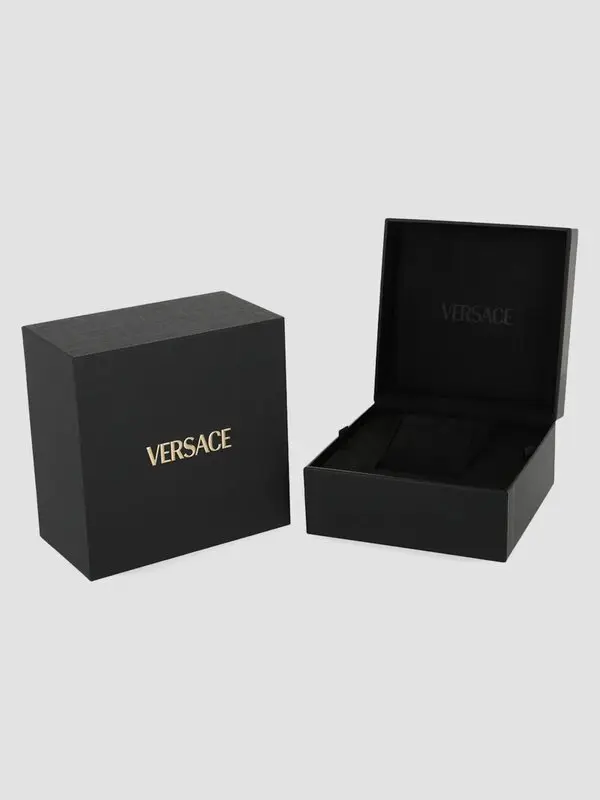 Versace Greca Reaction Gmt Stainless Steel Bracelet Watch/44mm